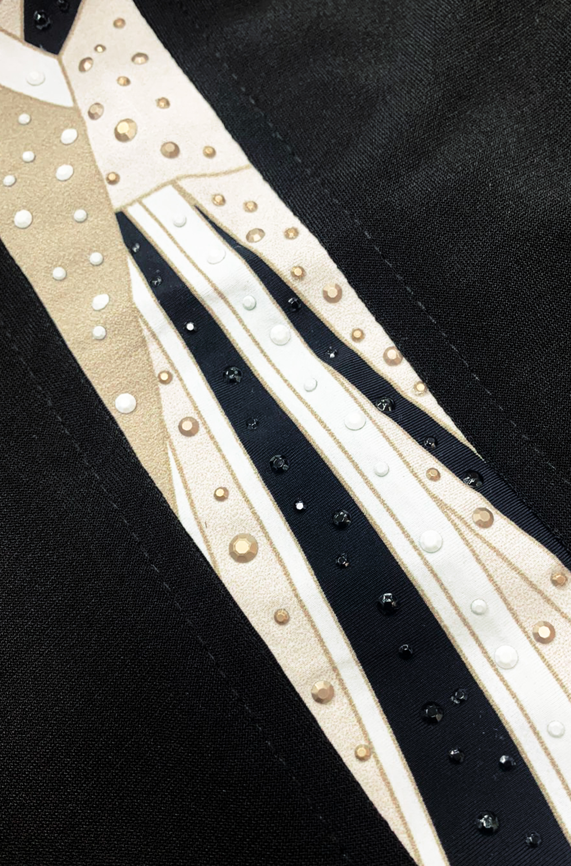 Calça Crepe Black Lateral Patch